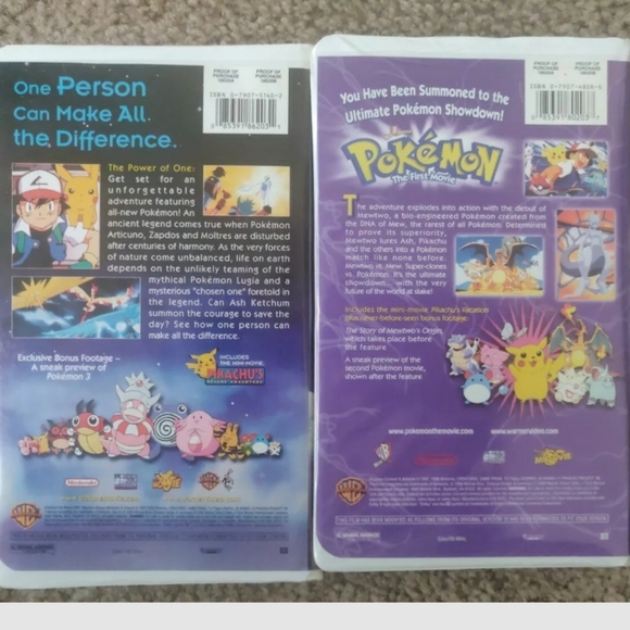 Pokemon 3 The Movie Vhs